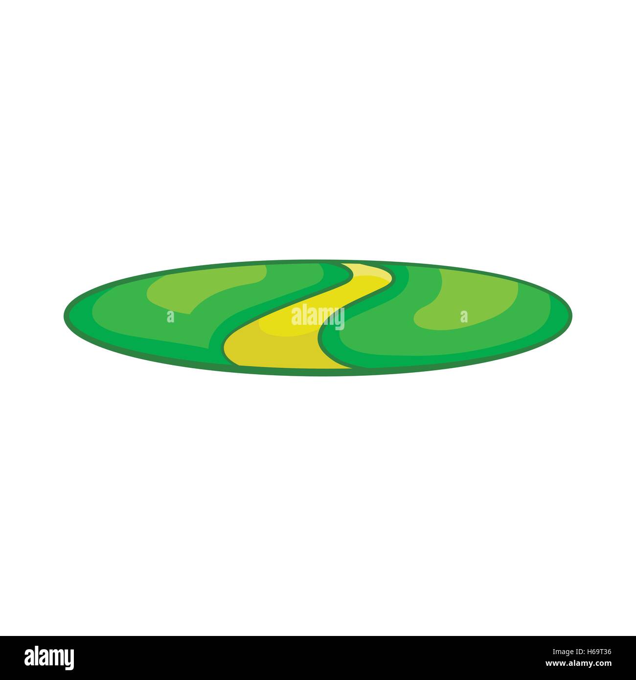 Country road icon in cartoon style Stock Vector Image & Art - Alamy