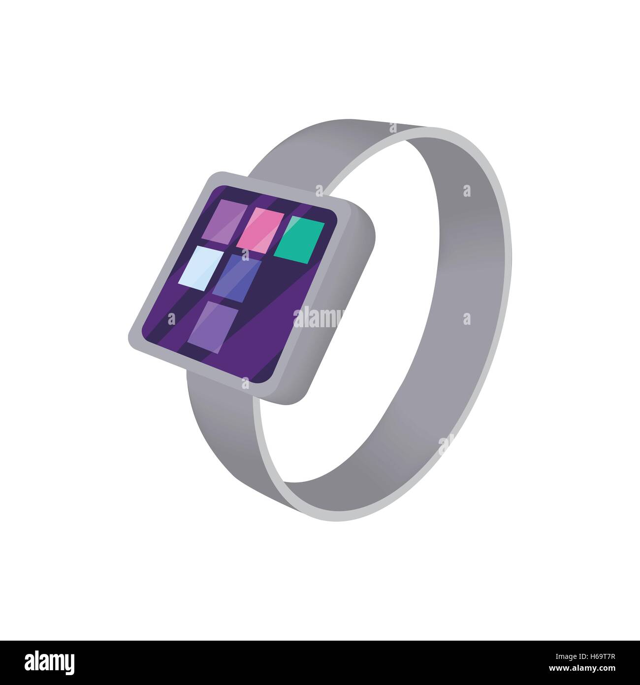 Smart watch icon, cartoon style Stock Vector Image & Art - Alamy
