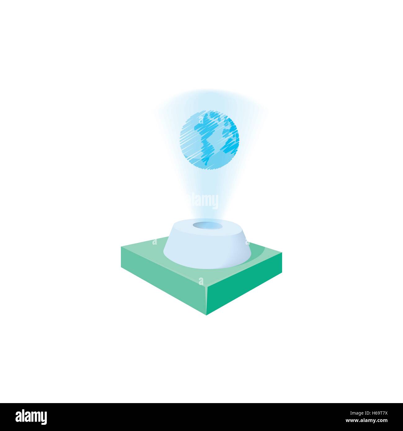 Holograma icon, cartoon style Stock Vector Image & Art - Alamy