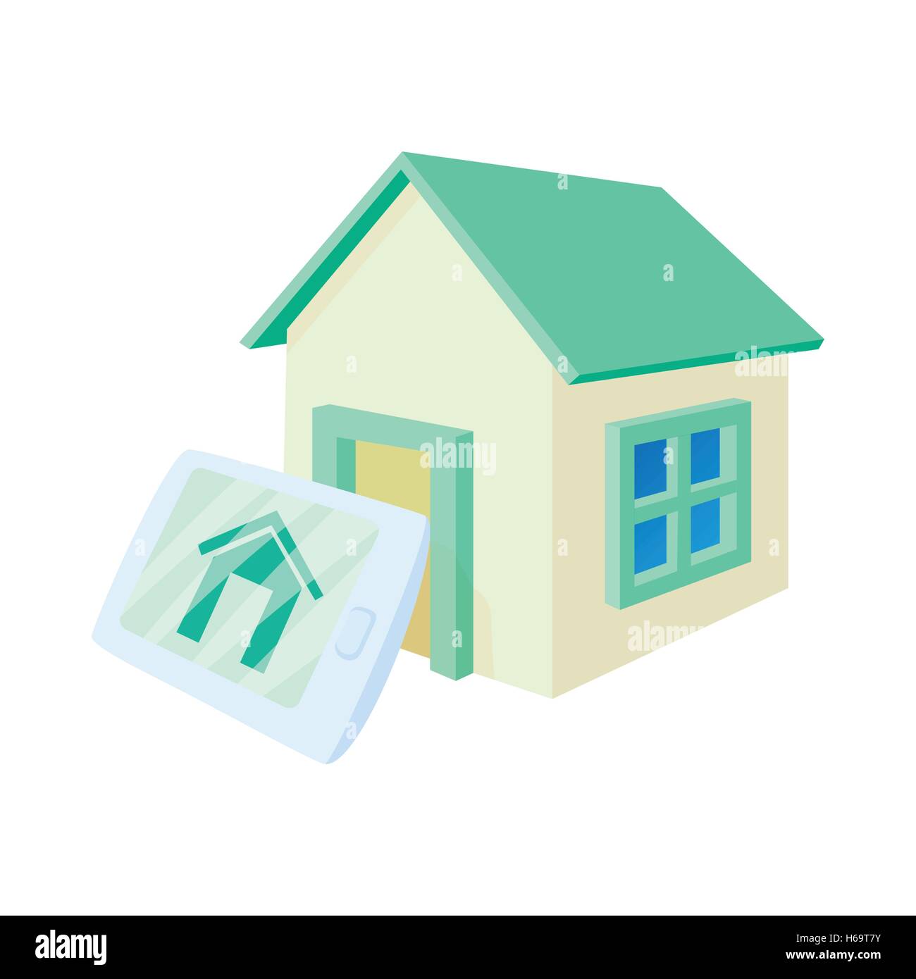 Smart home icon, cartoon style Stock Vector Image & Art - Alamy