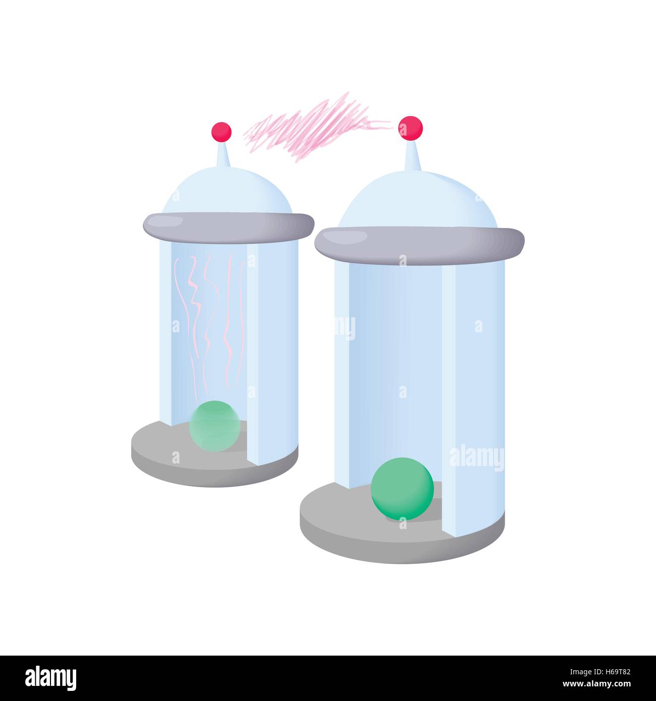 Electrical impulses Stock Vector Images - Alamy