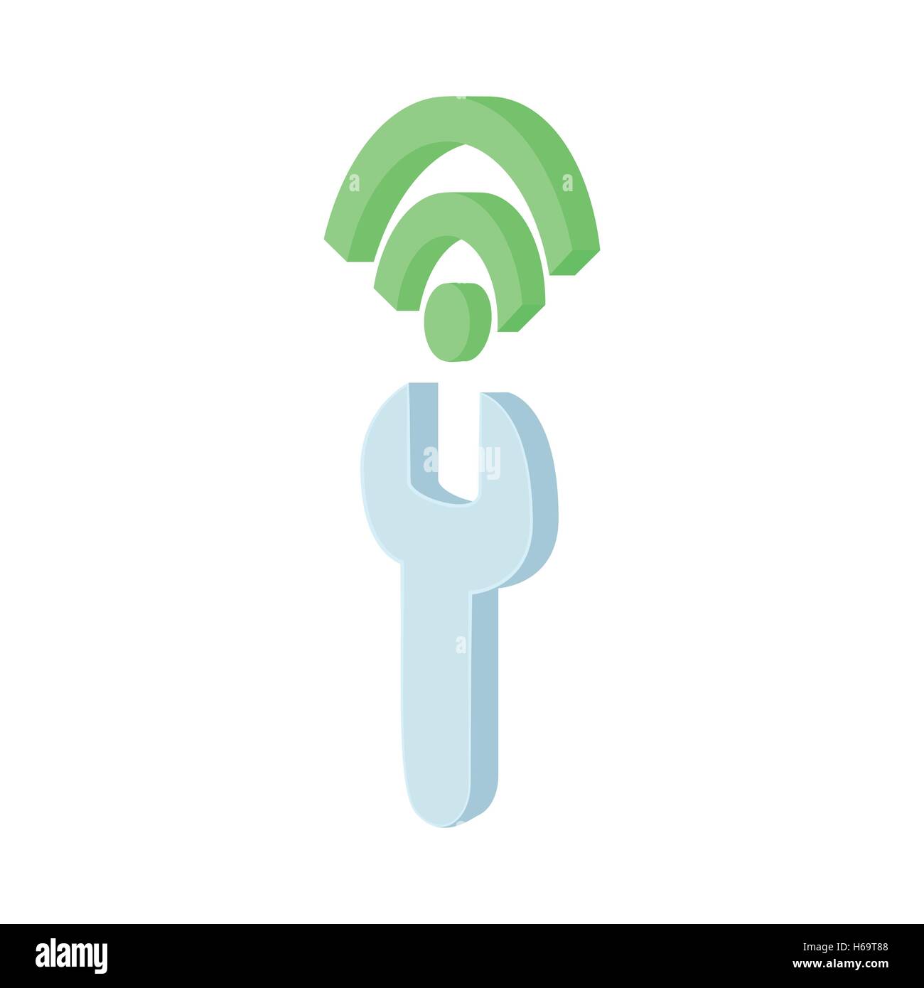 Cartoon icon wi fi Stock Vector Images - Alamy