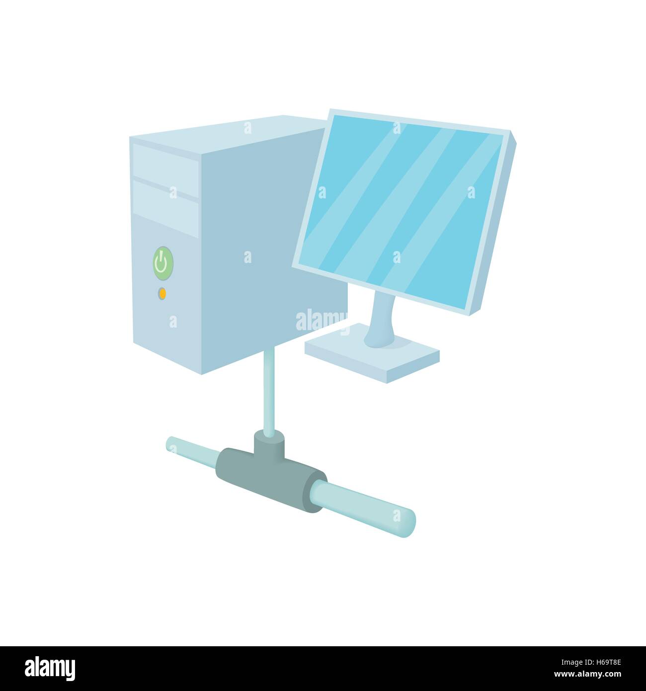 Computer icon, cartoon style Stock Vector Image & Art - Alamy