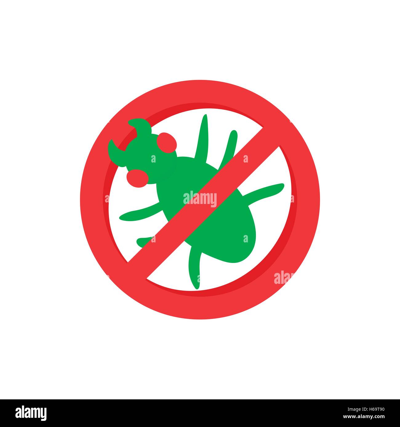 Flea control icon insects Stock Vector Images - Alamy