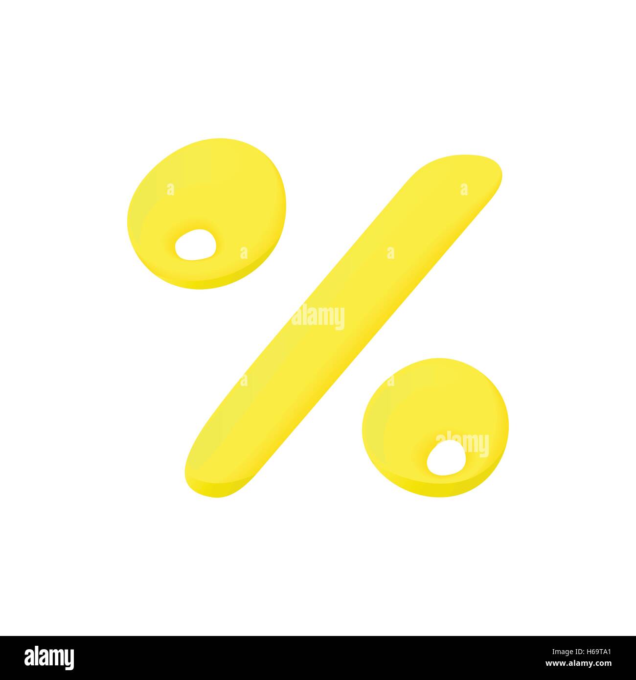 Percent sign icon, cartoon style Stock Vector Image & Art - Alamy