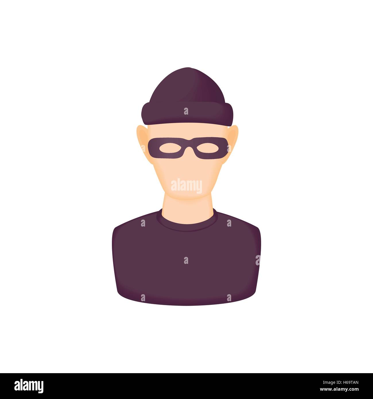 Bandit icon, cartoon style Stock Vector Image & Art - Alamy