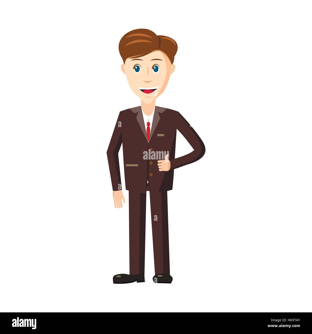 Man in suit icon, cartoon style Stock Vector Image & Art - Alamy
