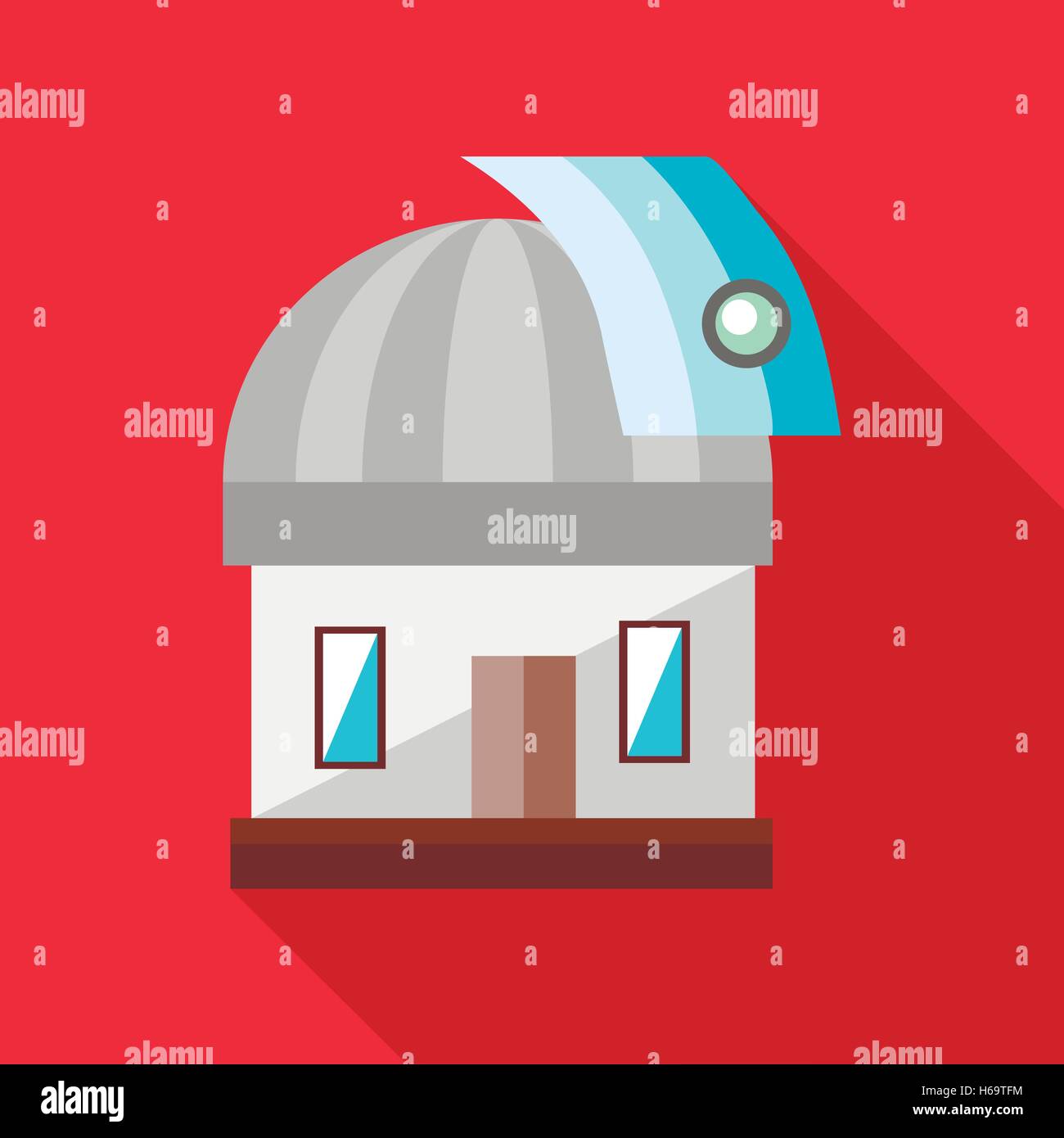 Color telescope icon in Stock Vector Images - Alamy