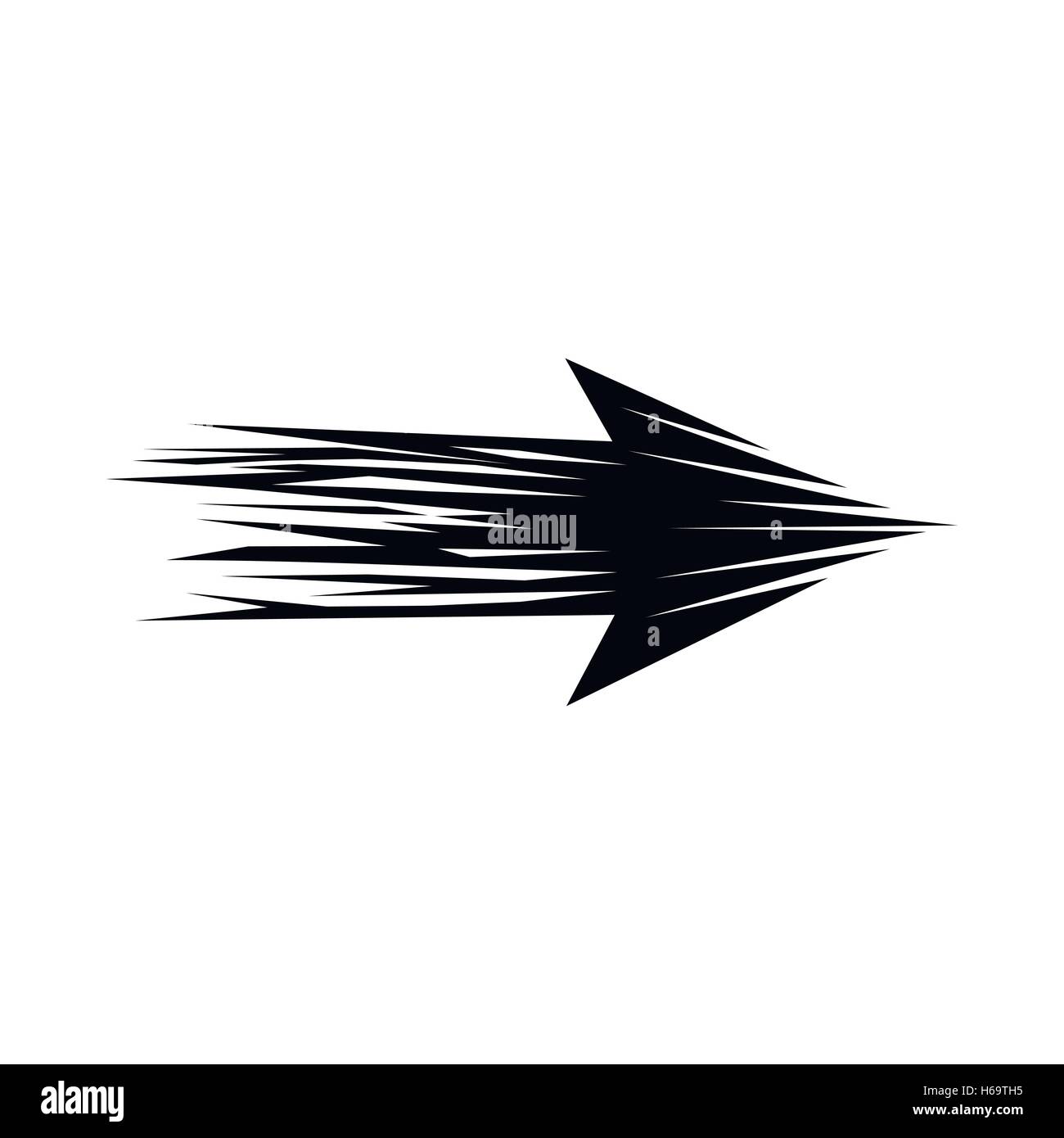 Linear abstract arrow icon, simple style Stock Vector Image & Art - Alamy