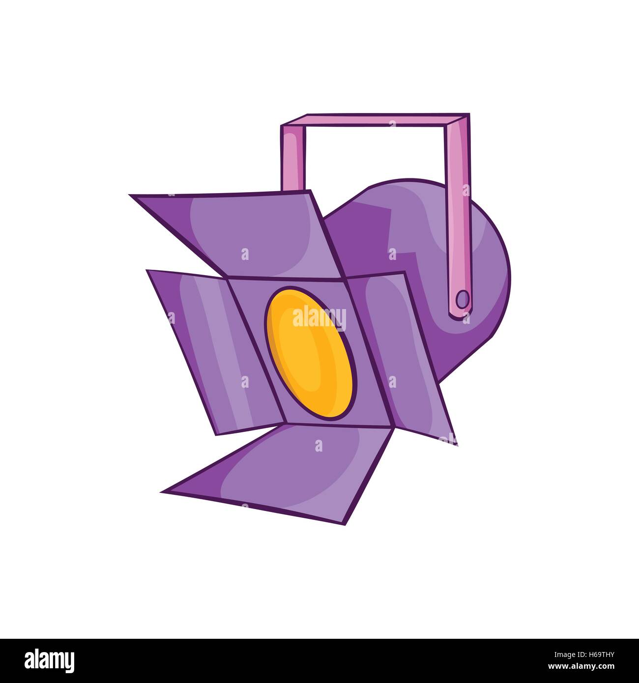 Spotlight icon, cartoon style Stock Vector Image & Art - Alamy