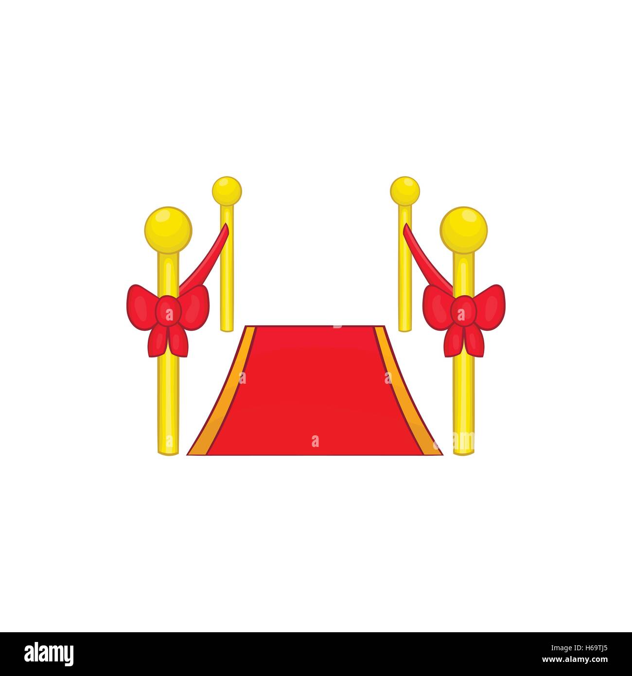 Red carpet icon, cartoon style Stock Vector Image & Art - Alamy