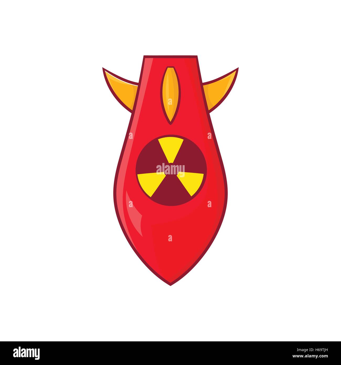 Nuclear warhead icon, cartoon style Stock Vector Image & Art - Alamy
