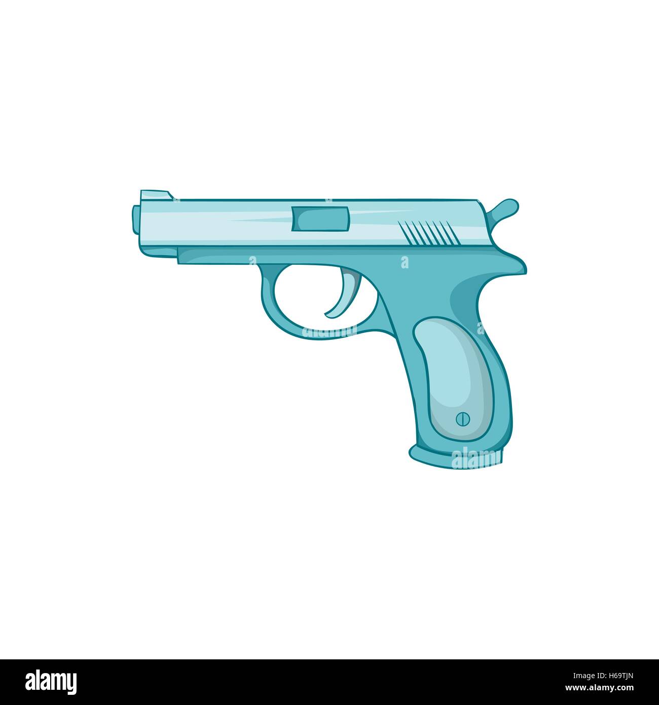 Gun icon, cartoon style Stock Vector Image & Art - Alamy