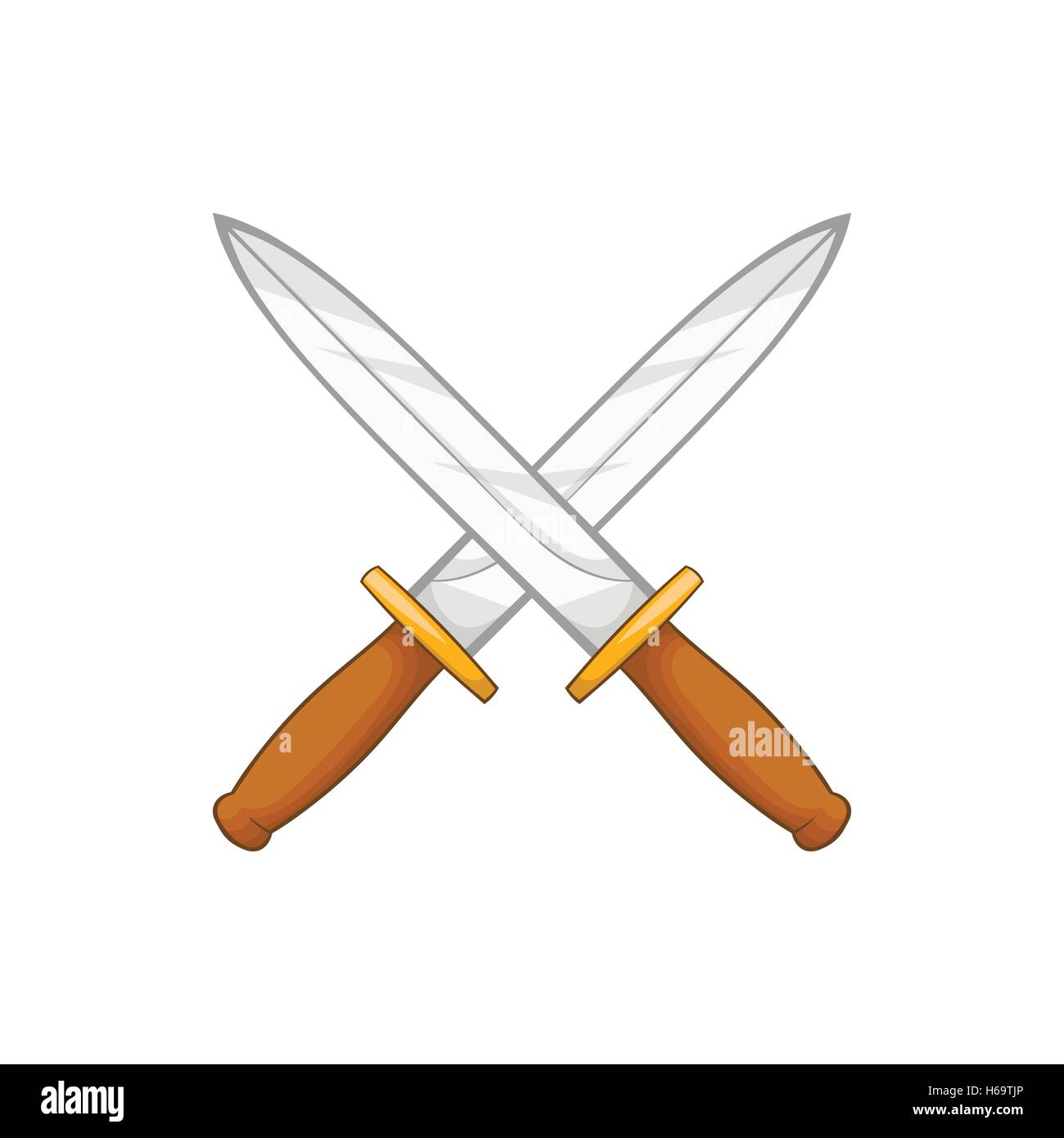 Knives icon, cartoon style Stock Vector Image & Art - Alamy