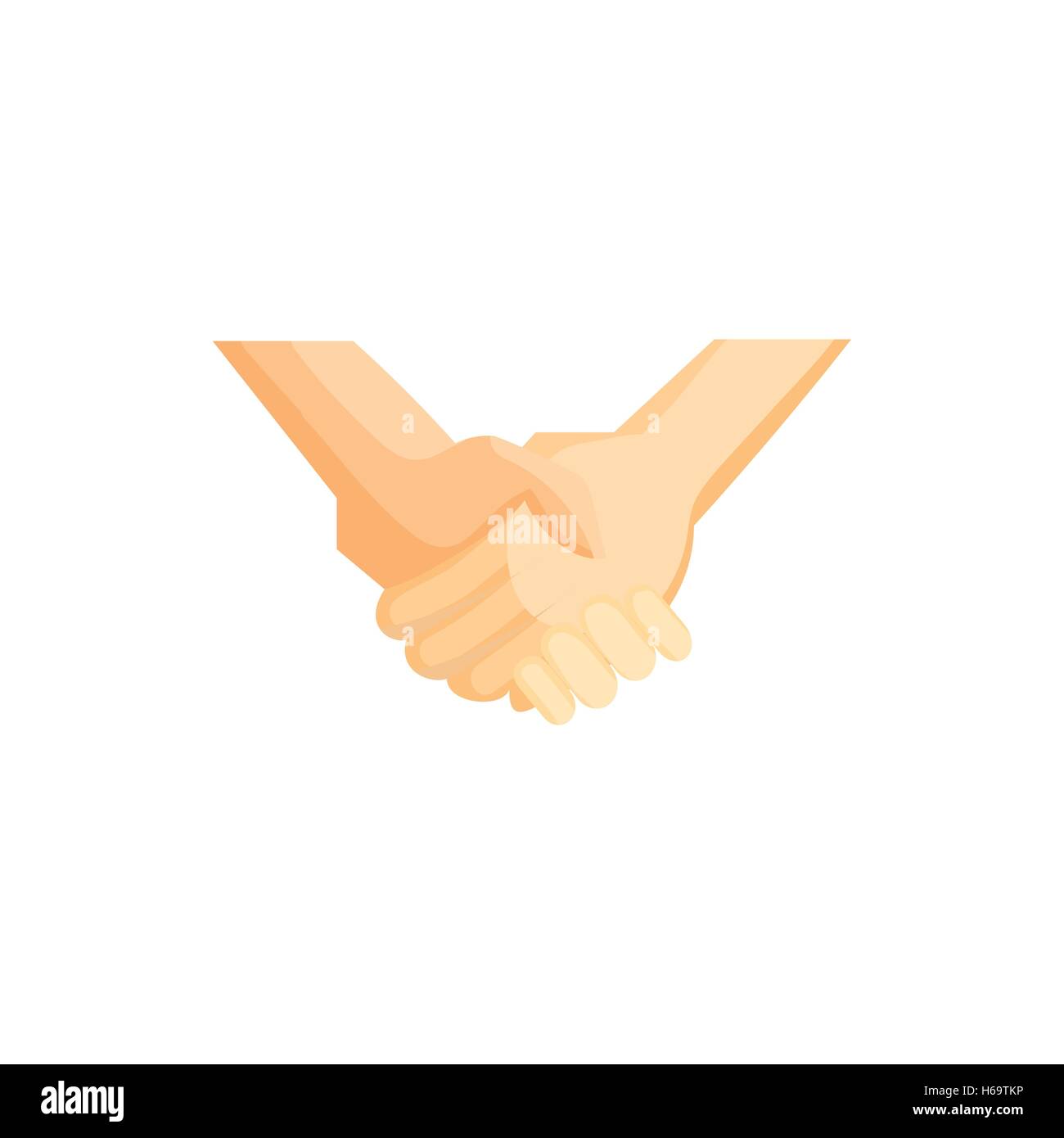 Handshake icon, cartoon style Stock Vector Image & Art - Alamy