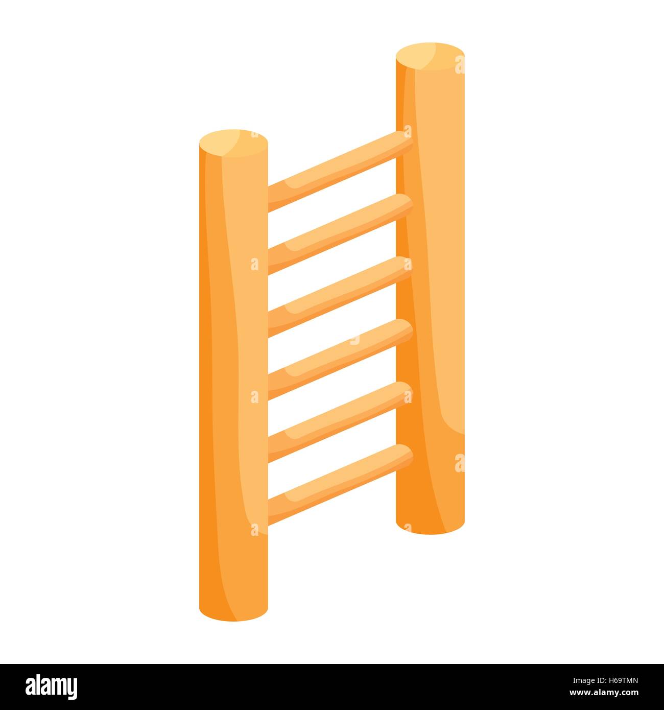 Wooden vertical ladder icon, cartoon style Stock Vector Image & Art - Alamy
