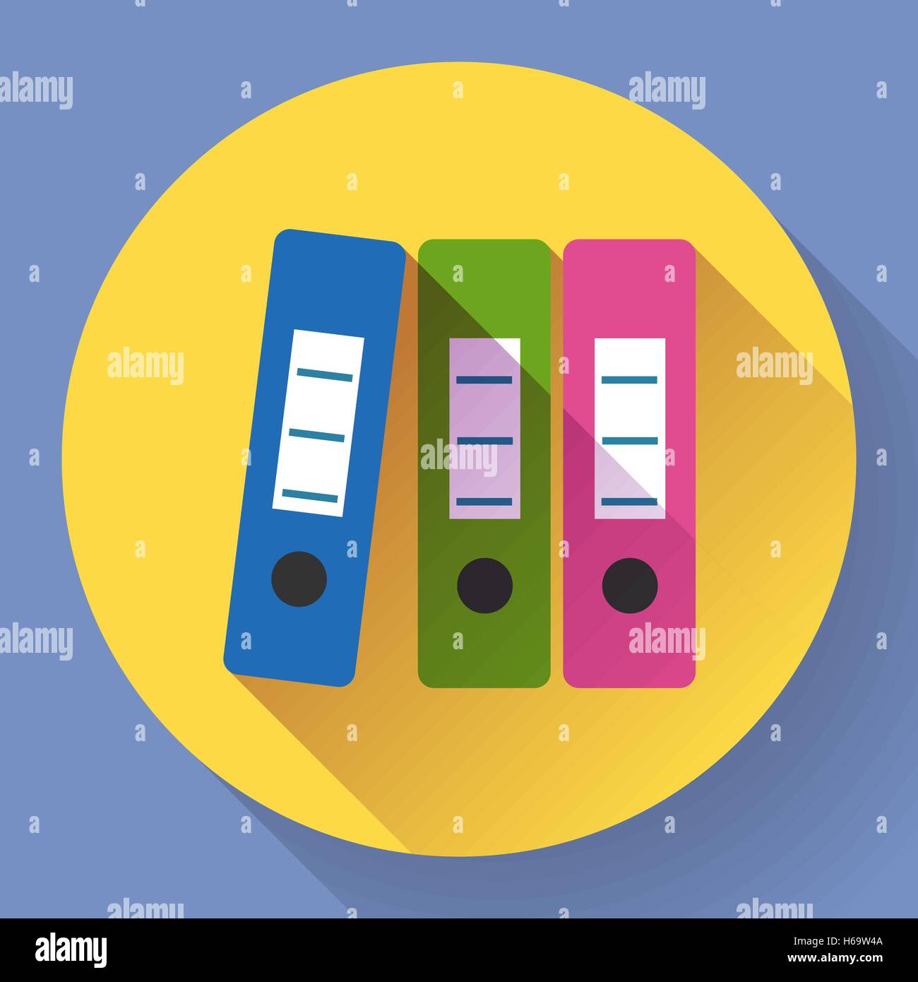Row binders icon vector Stock Vector Images - Alamy