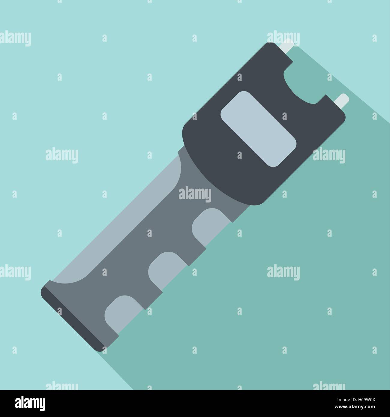 Taser self defense weapon flat icon Stock Vector Image & Art - Alamy