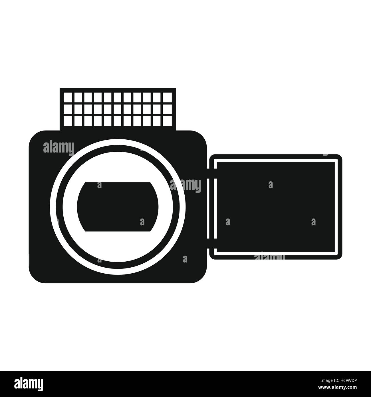 Video camera black simple icon Stock Vector Image & Art - Alamy