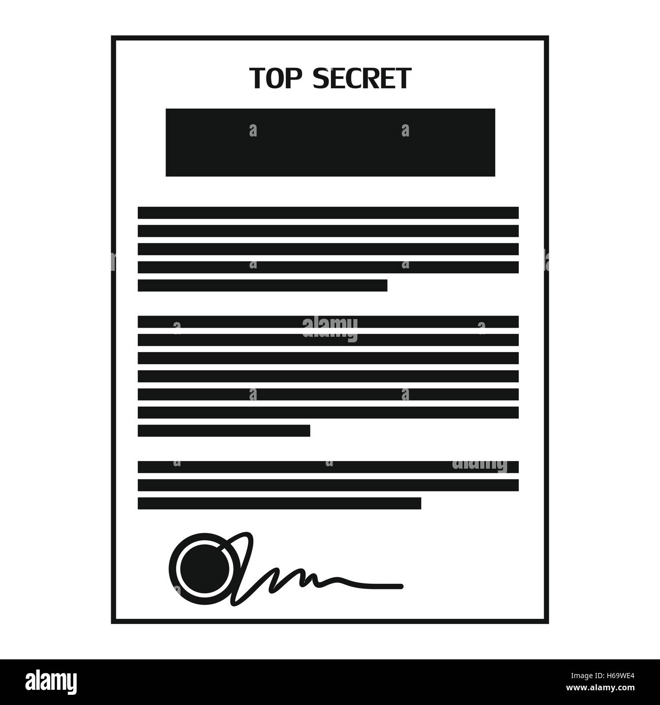 Top Secret Folder Template