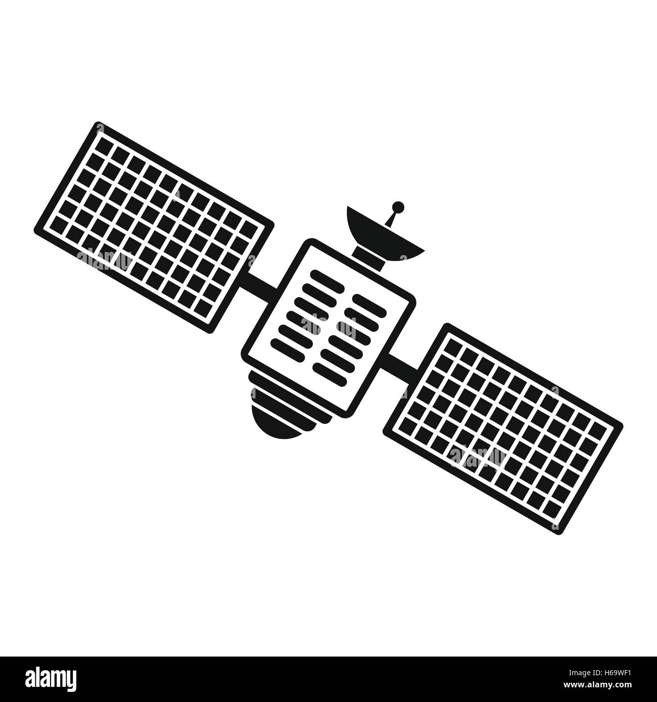 Satellite network system Black and White Stock Photos & Images - Alamy