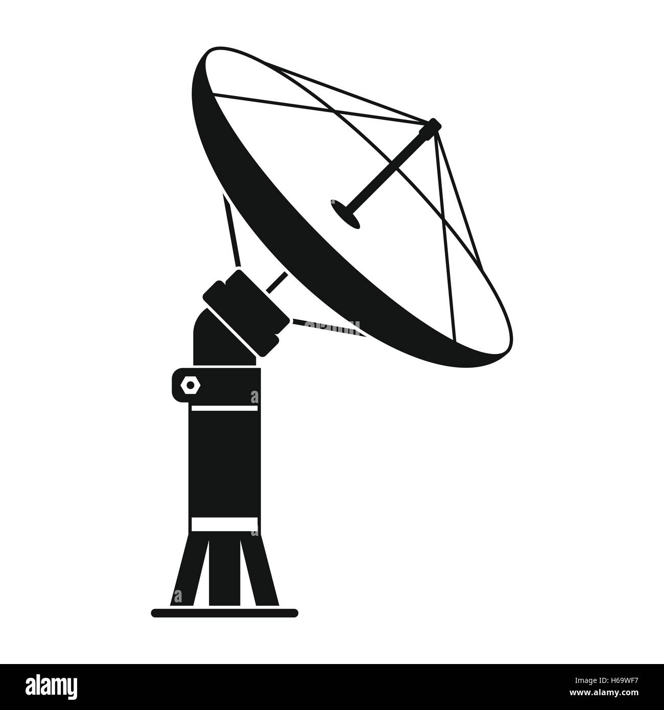 Parabolic antenna symbol vector illustration Cut Out Stock Images ...