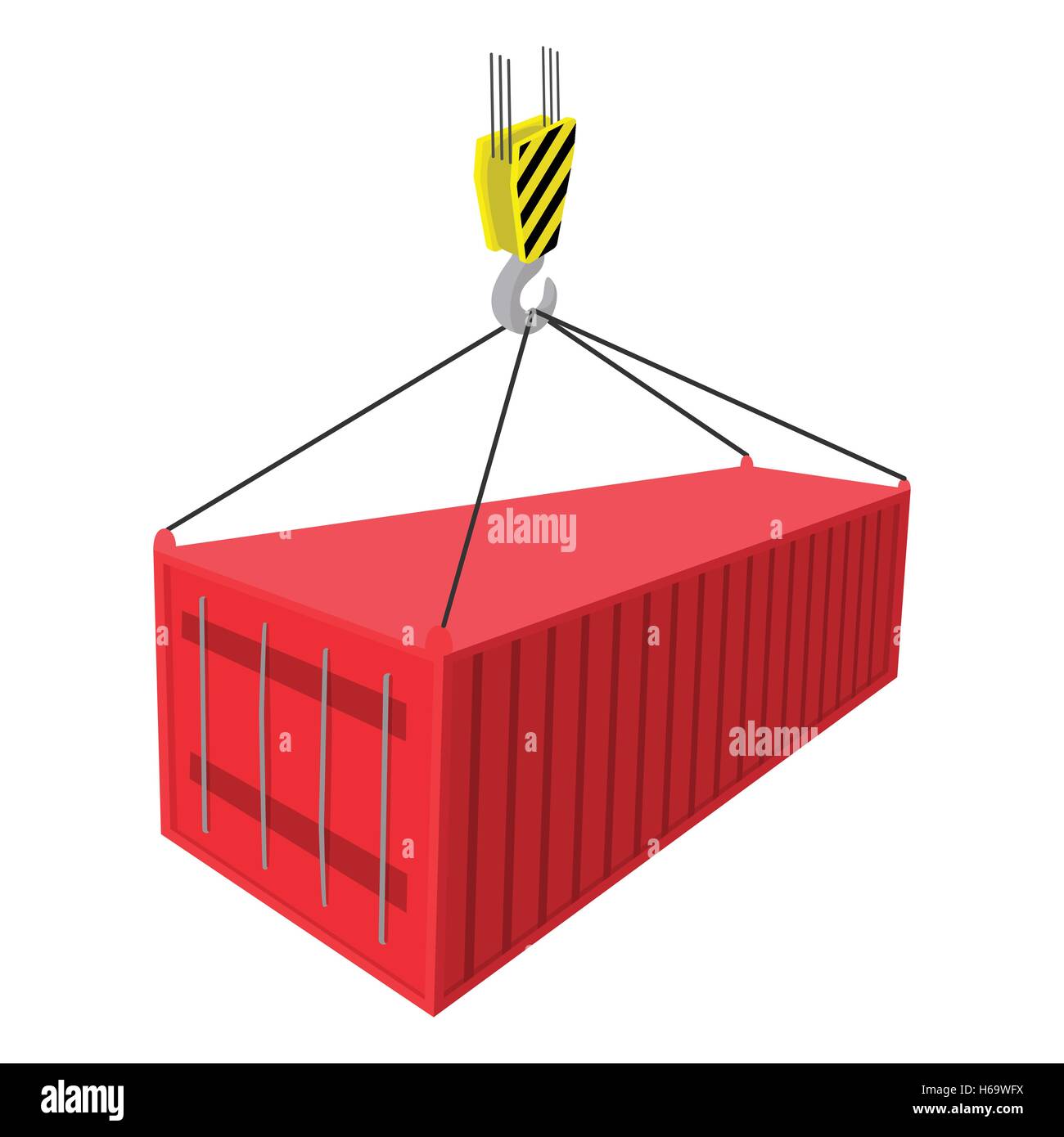 Cargo lifts Stock Vector Images - Alamy