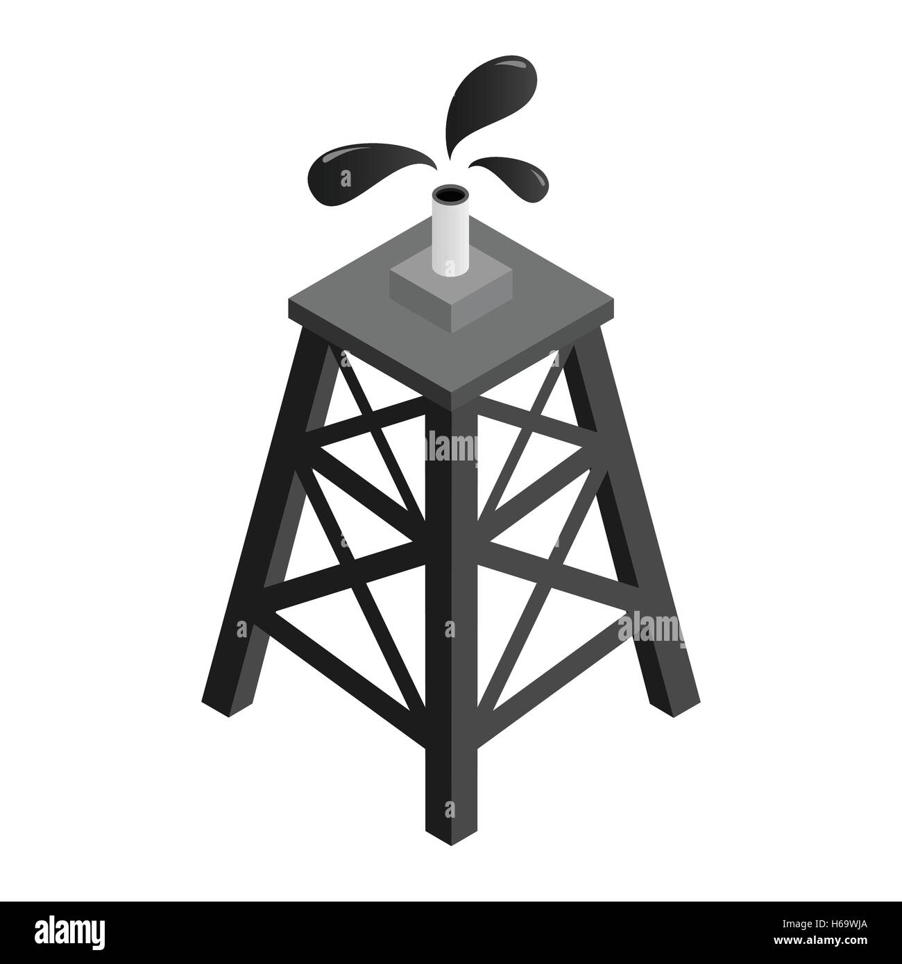 Rig Icon Stock Vector Images - Alamy