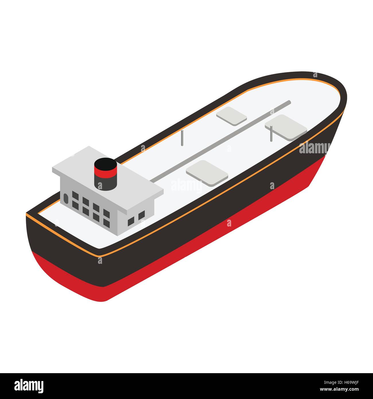 Oil tanker isometric 3d icon Stock Vector Image & Art - Alamy
