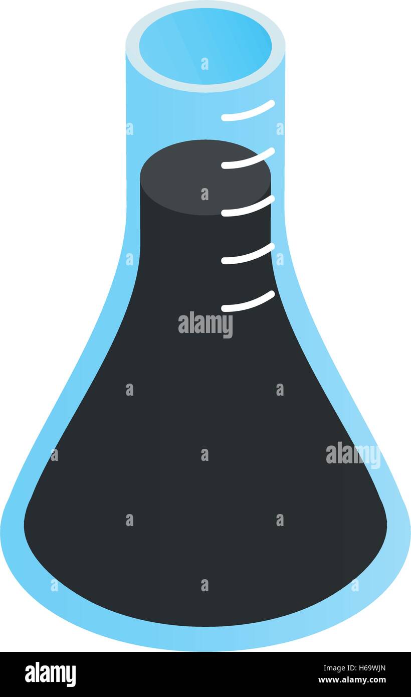 Research biology icon isometric Stock Vector Images - Alamy