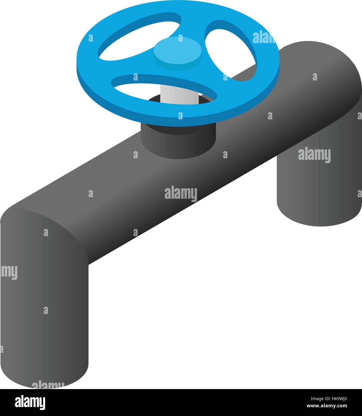 Pipeline valve stopcock isometric 3d icon Stock Vector Image & Art - Alamy