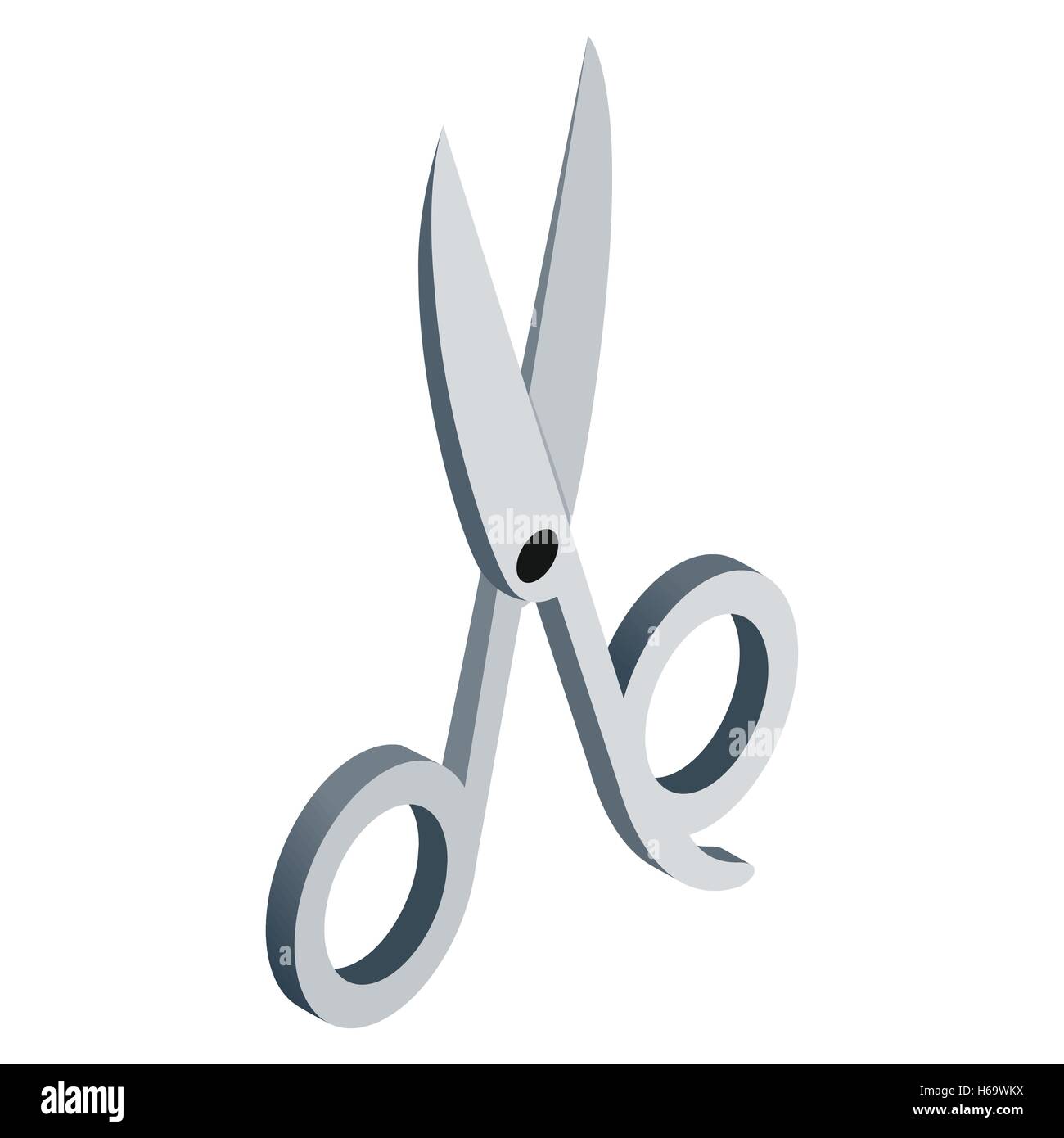 Scissors 3d isometric icon Stock Vector Image & Art - Alamy
