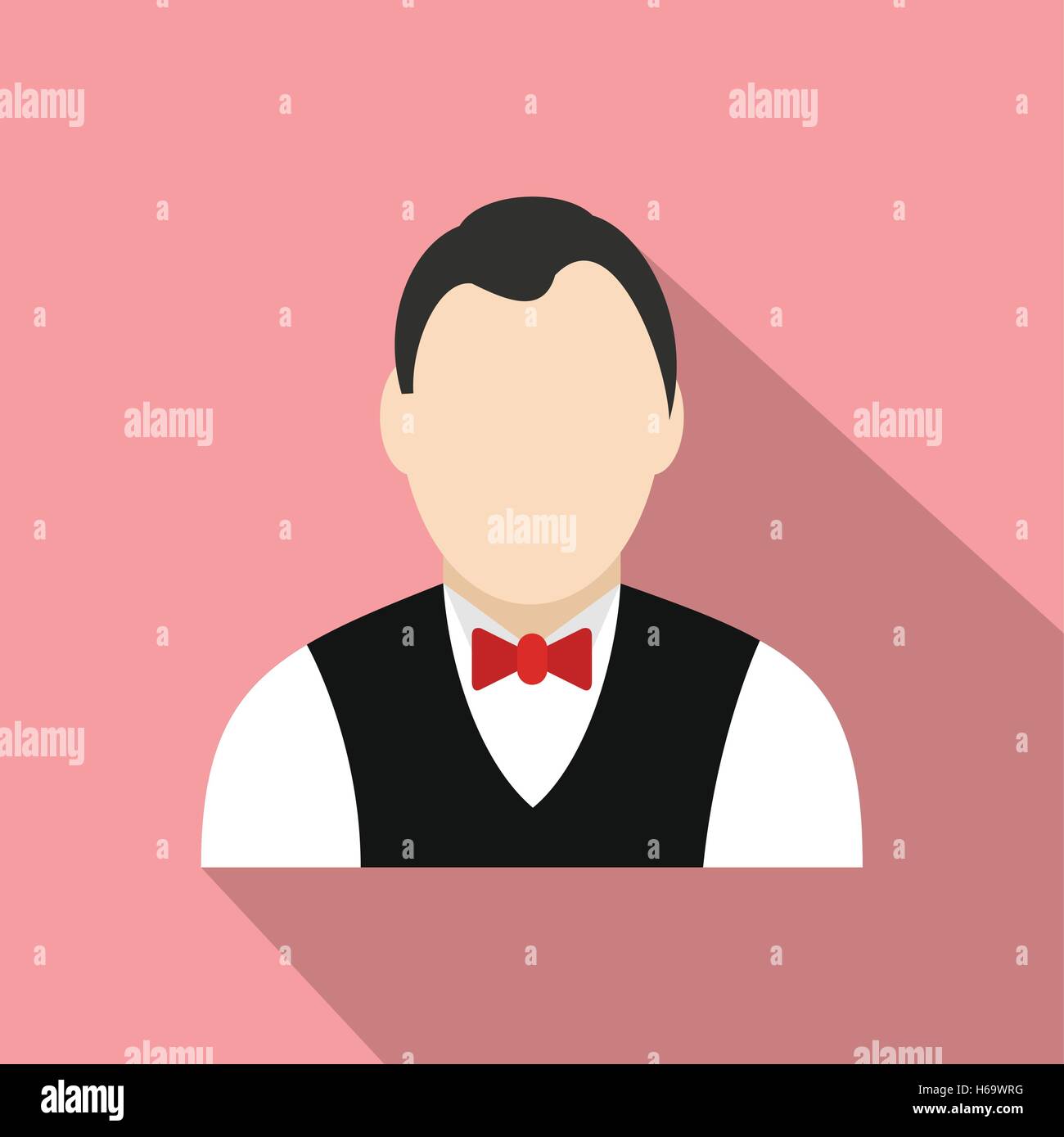 Male croupier Stock Vector Images - Alamy
