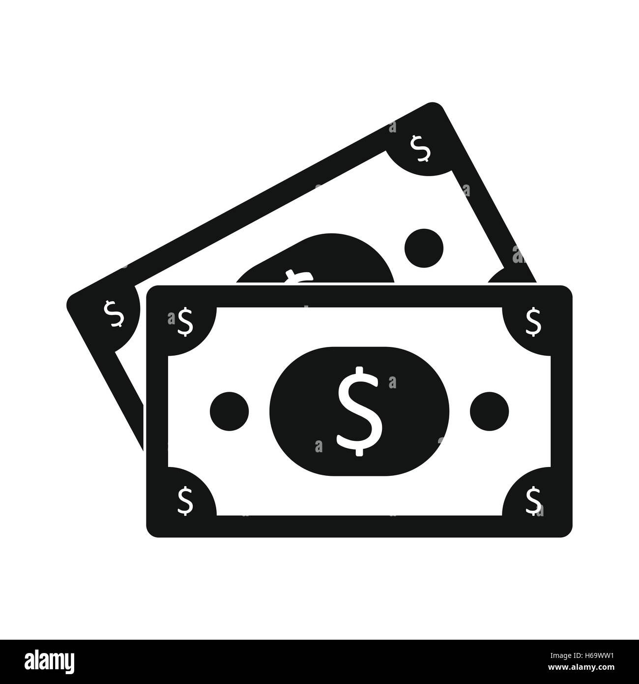 Dollar banknotes icon Stock Vector Image & Art - Alamy
