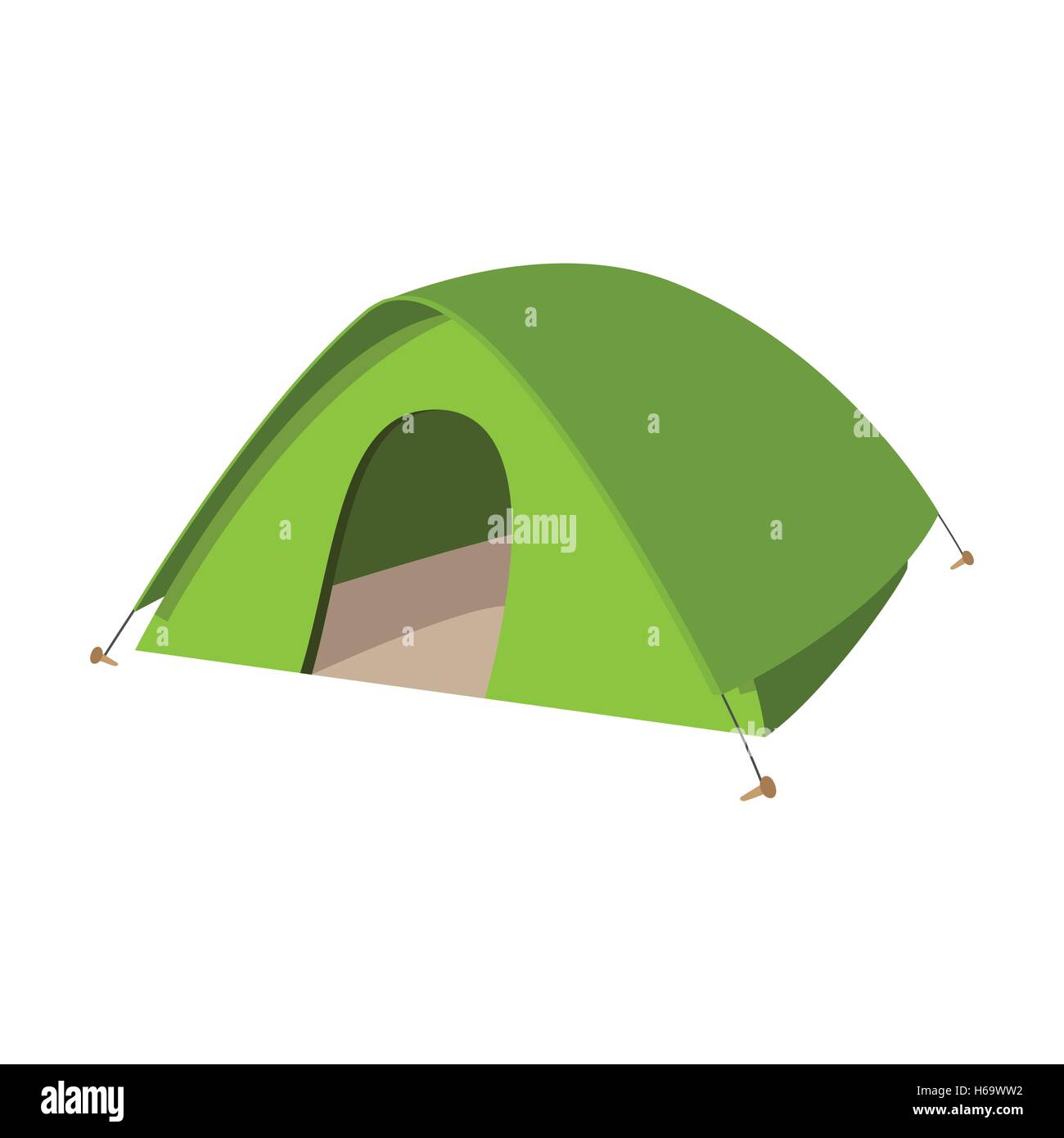 Tent cartoon hi-res stock photography and images - Alamy