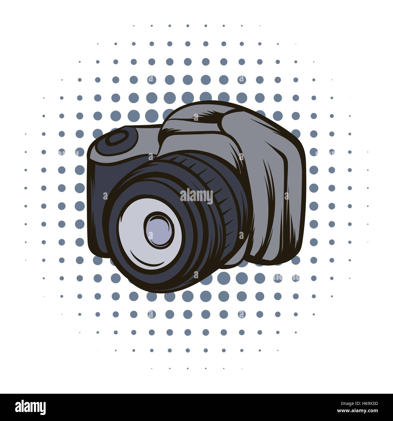 Black camera comics icon Stock Vector Image & Art - Alamy