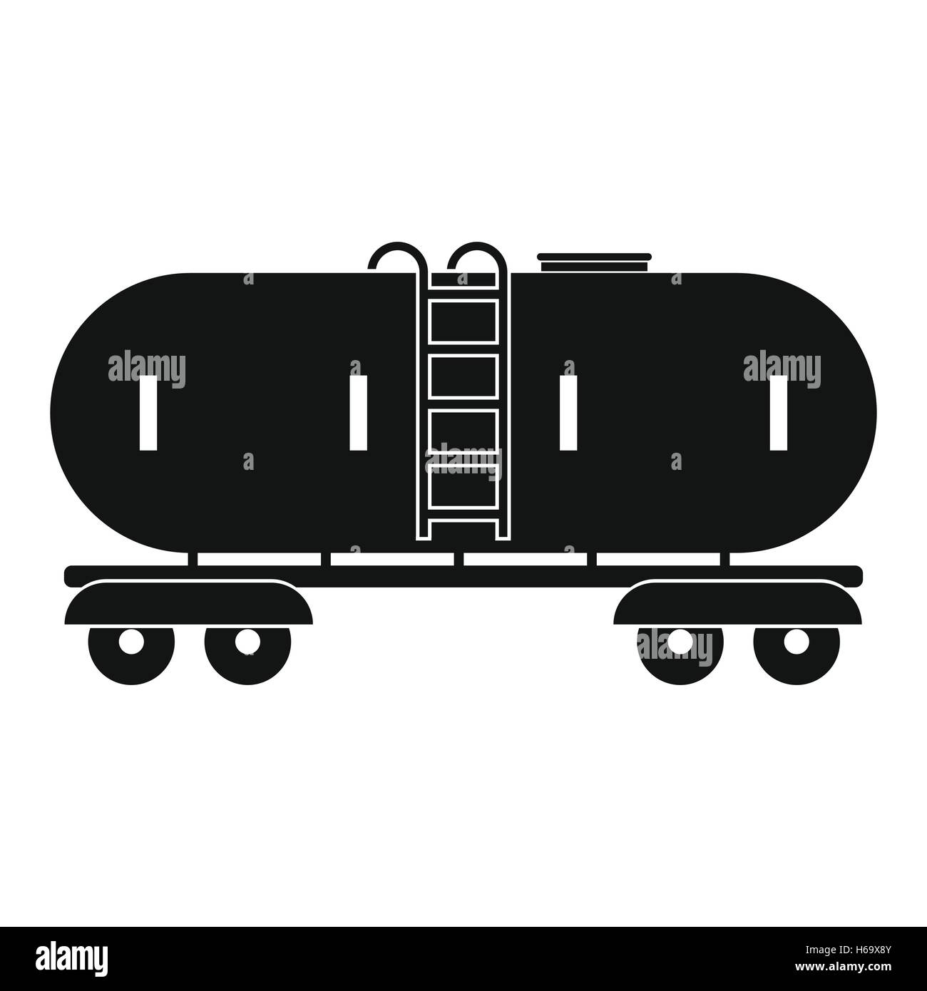 Petrol tanker delivering petrol diesel Stock Vector Images - Alamy