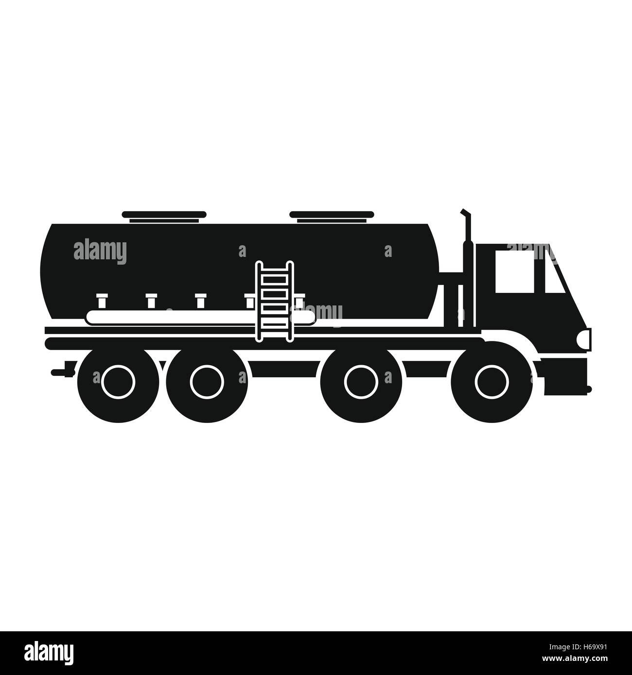 Truck with fuel tank icon Stock Vector Image & Art - Alamy