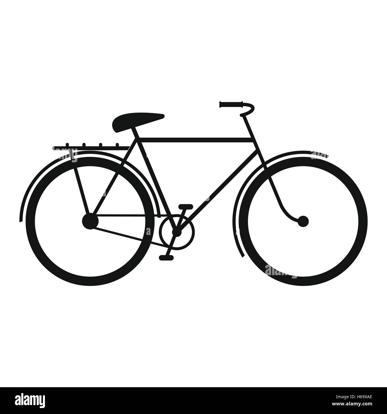 Bicycle Vector Simple