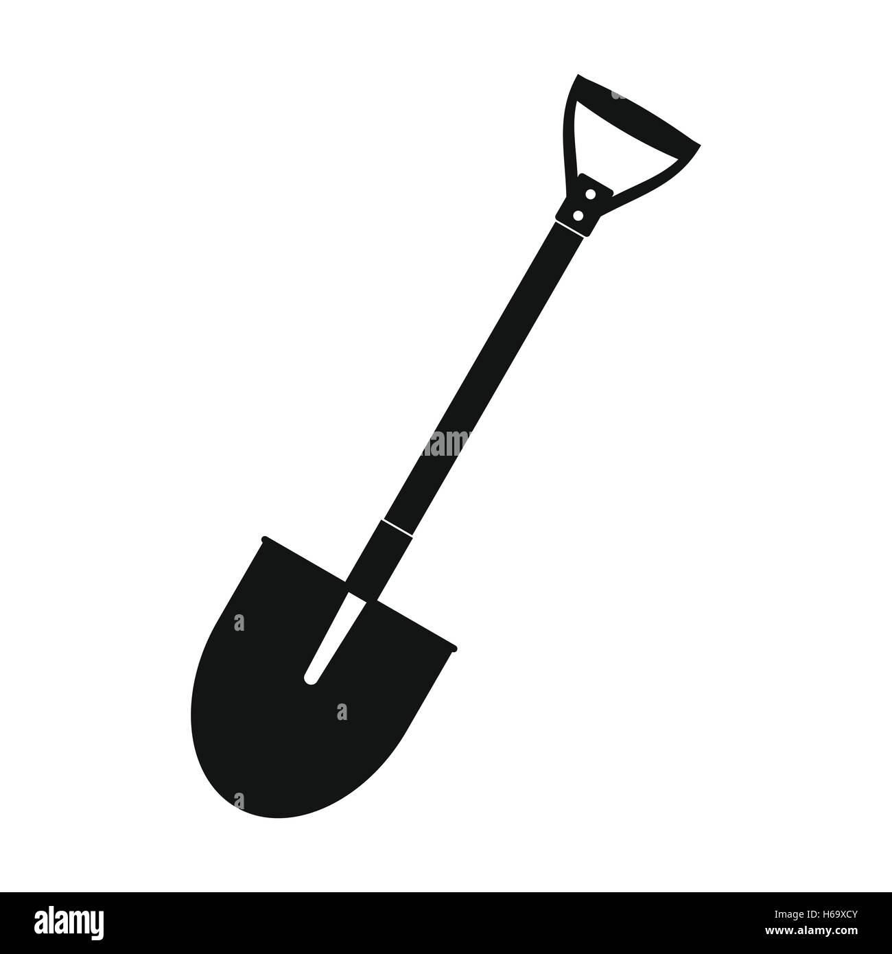 Shovel black simple icon Stock Vector Image & Art - Alamy