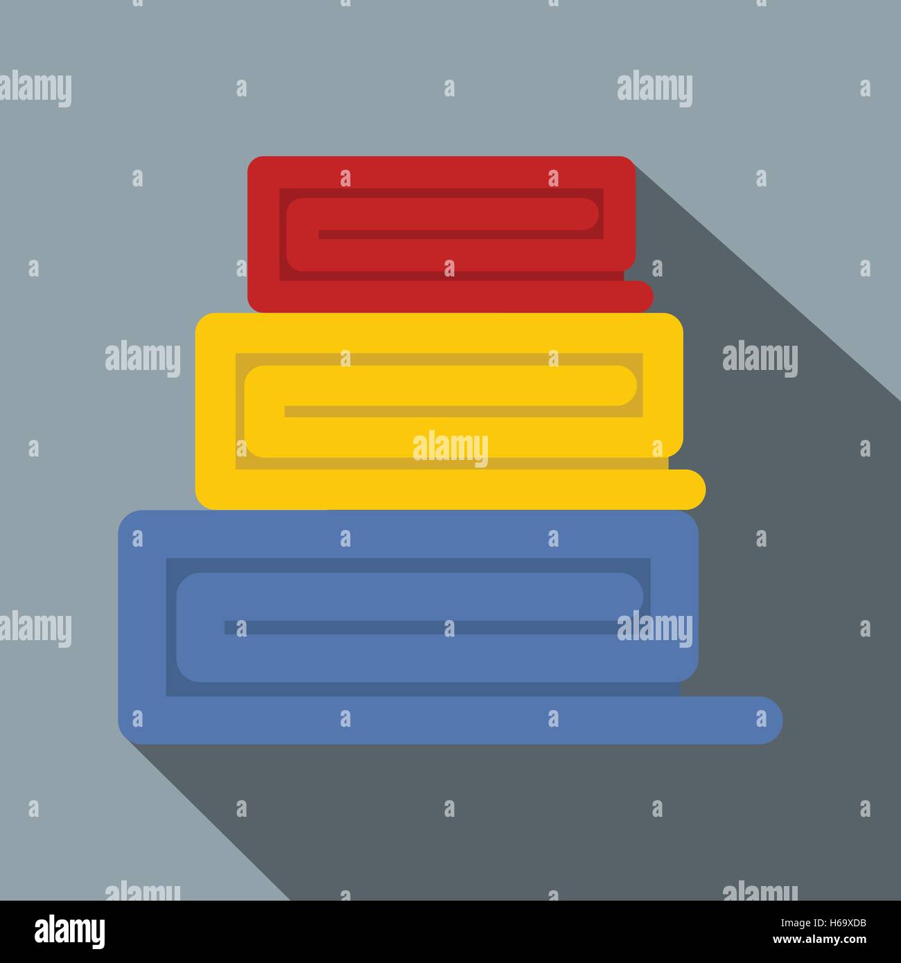 Rolls of colorful fabric flat icon Stock Vector Image & Art - Alamy