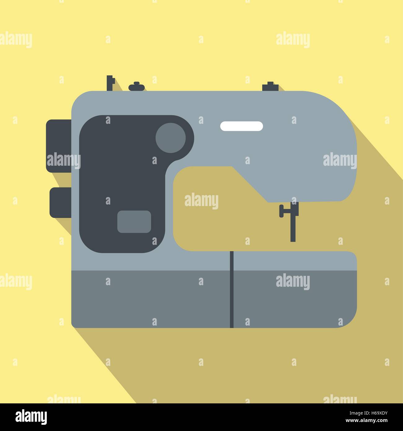 Modern sewing machine flat icon Stock Vector Image & Art - Alamy