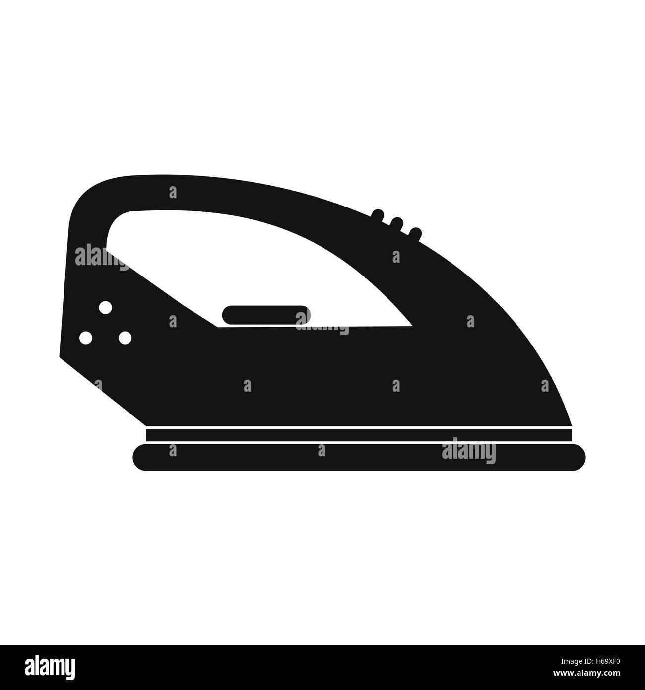 Iron black simple icon Stock Vector Image & Art - Alamy