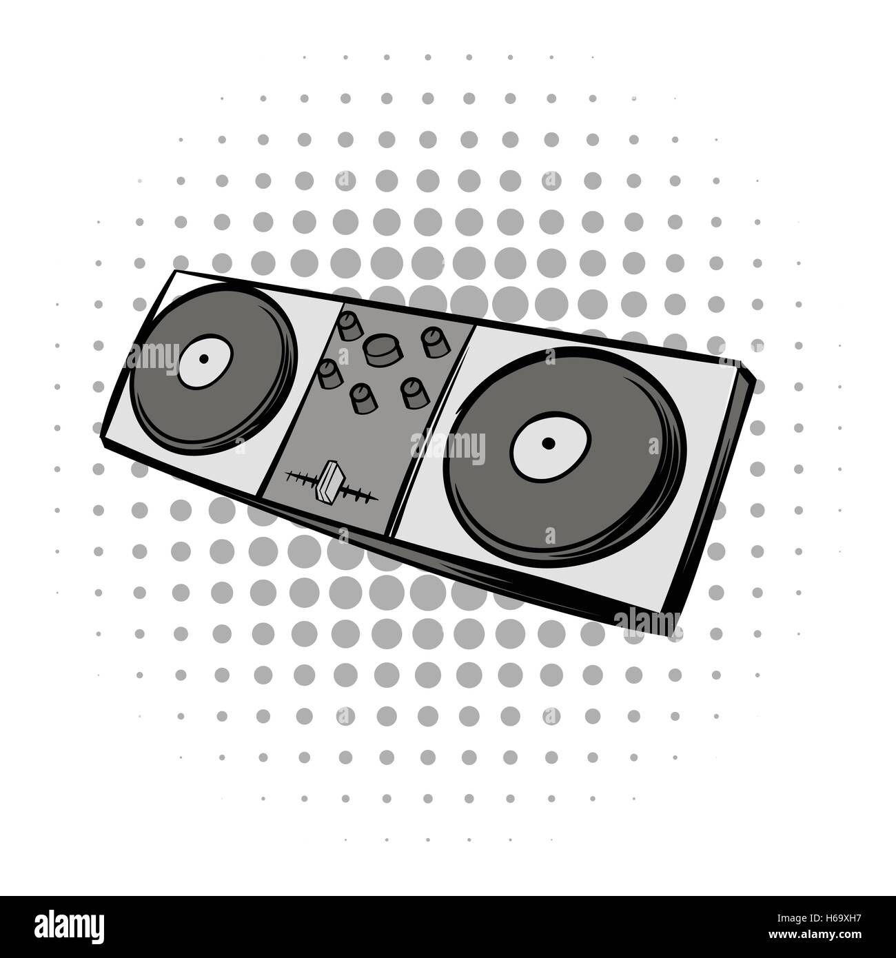 Mixing console black comics icon Stock Vector Image & Art - Alamy