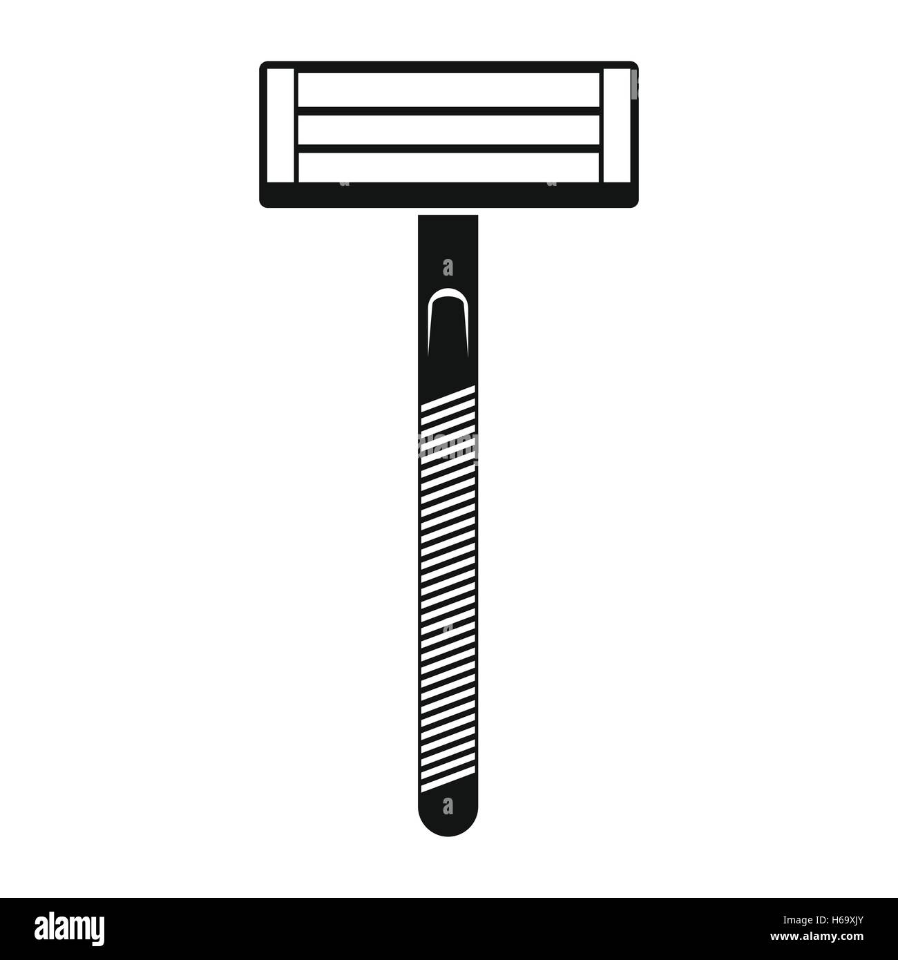 Razor black simple icon Stock Vector Image & Art - Alamy