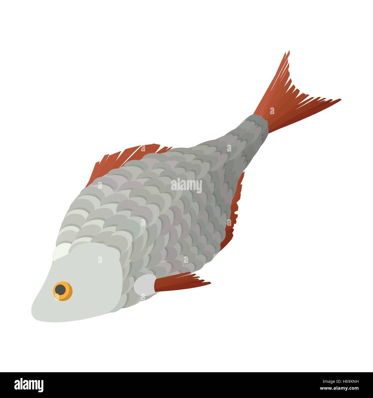 Dry fish cartoon icon Stock Vector Image & Art - Alamy