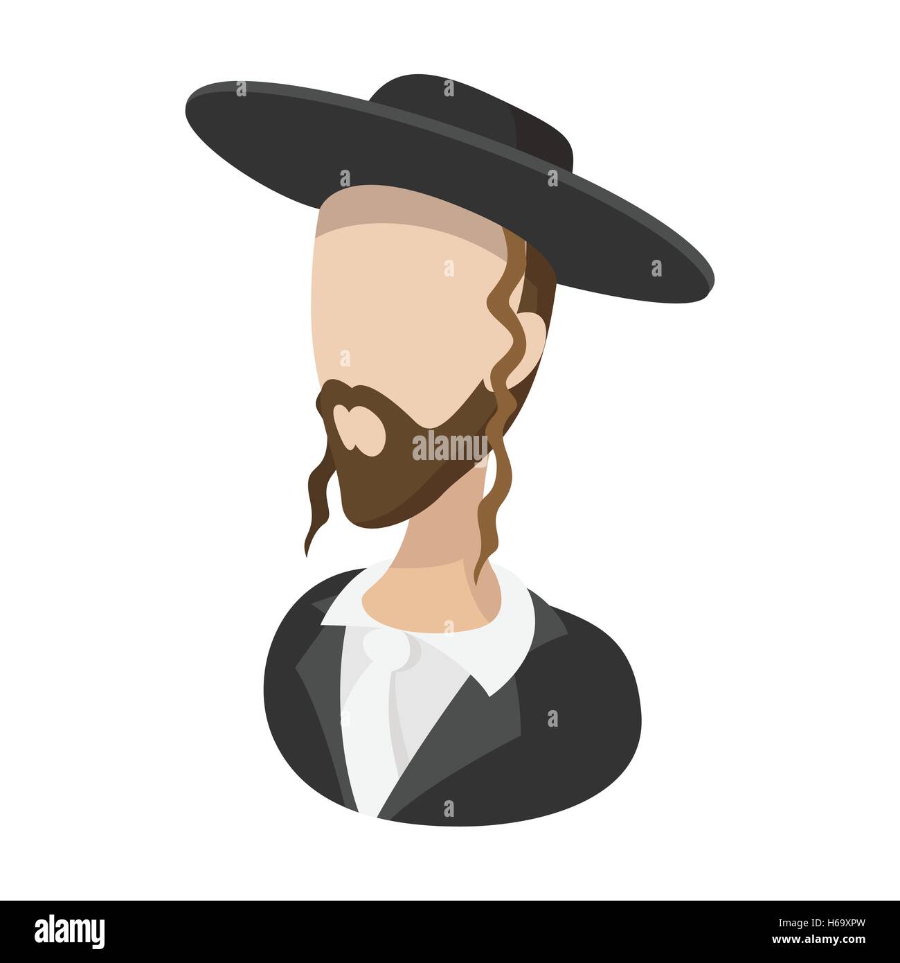 Rabbi cartoon icon Stock Vector Image & Art - Alamy