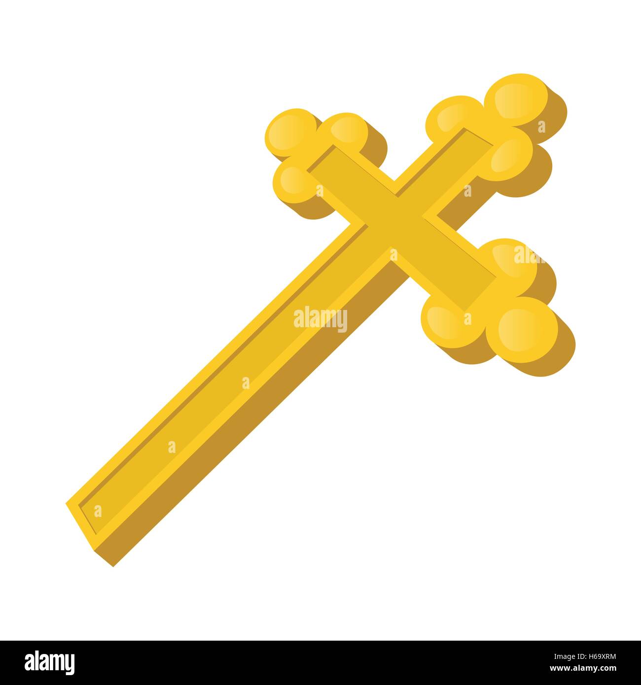 Christian cross cartoon icon Stock Vector Image & Art - Alamy