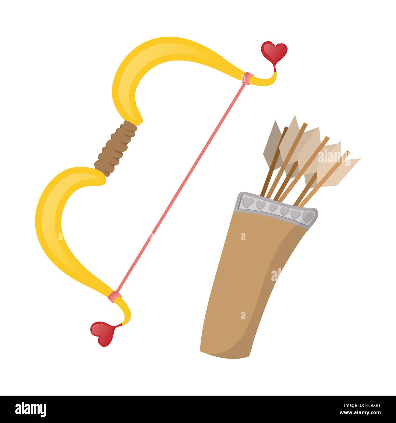 Cupids bows cartoon icon Stock Vector Image & Art - Alamy