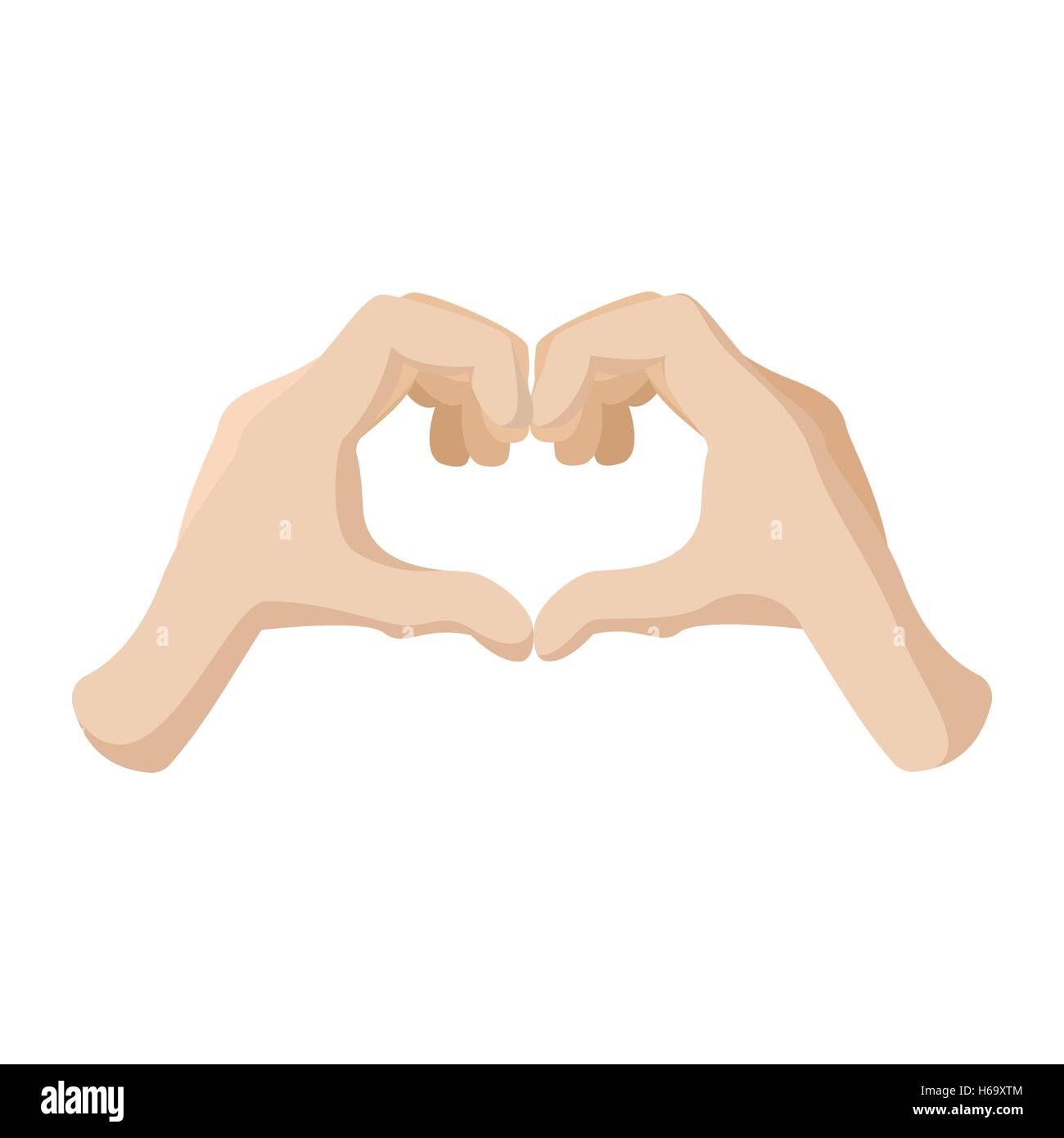 Hand forming gesture in Stock Vector Images - Alamy